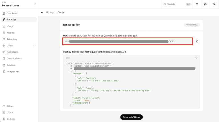Grok APIキーの取得方法｜xAI Cloud Consoleで始める初心者ガイドSANANEBLOG